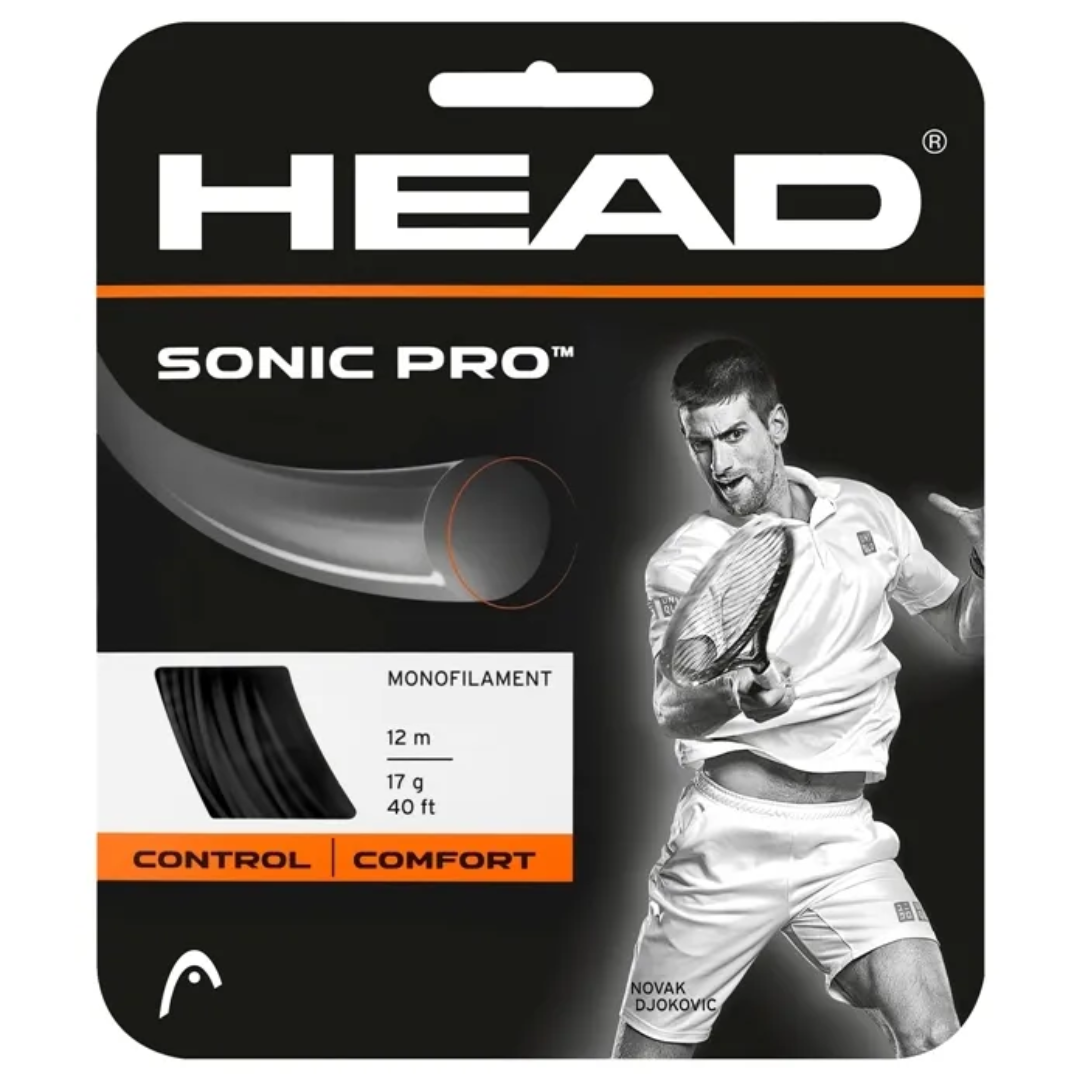 Теннисная струна Head Sonic Pro Black 1,30 12 метров - Saletennis.com